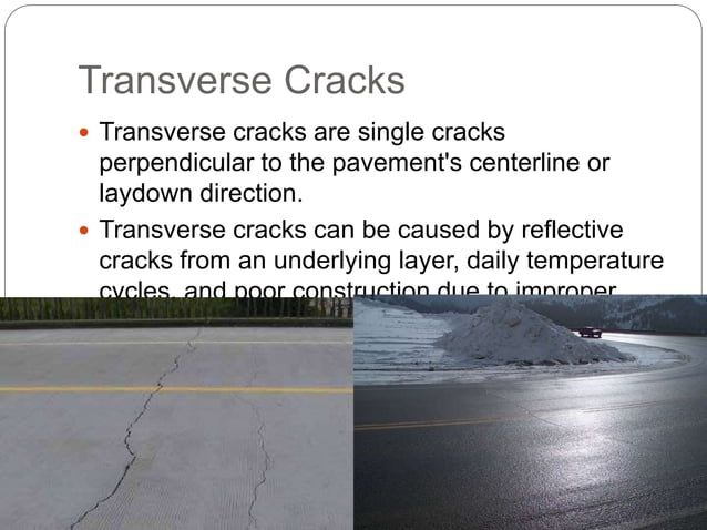 Pavement failures and maintenance | PPTX | Geology | Science