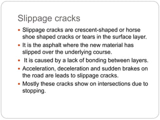 Pavement failures and maintenance | PPTX