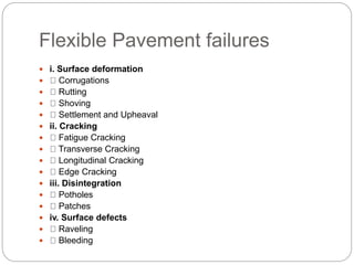 Pavement failures and maintenance | PPTX