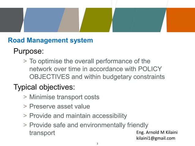 Pavement Management System-Eng A Kilaini.pdf | Technology & Computing