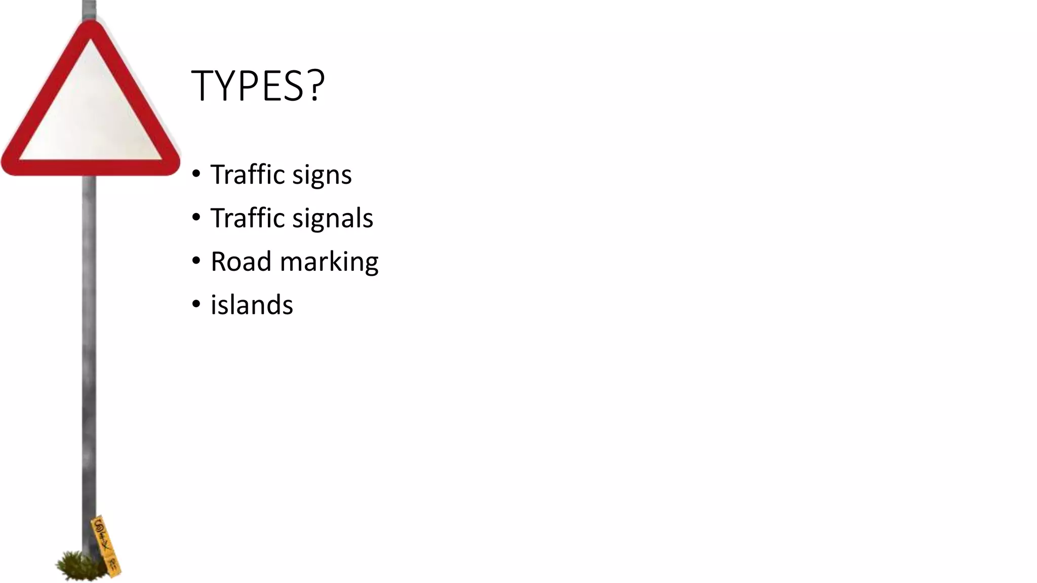 Pavement marking and signs chapter 9 | PPTX