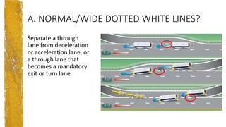 Pavement marking and signs chapter 9 | PPTX