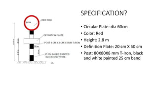 Pavement marking and signs chapter 9 | PPTX