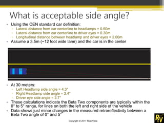 Pavement Marking Visibility from the Driver Perspective | PPT