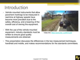 Pavement Marking Visibility from the Driver Perspective | PPT