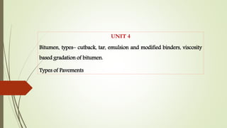 pavement materials.pptx | Chemistry | Science
