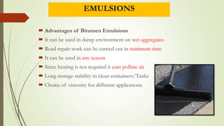 pavement materials.pptx | Chemistry | Science