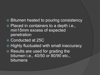 Pavement Materials Bitumen | PPTX