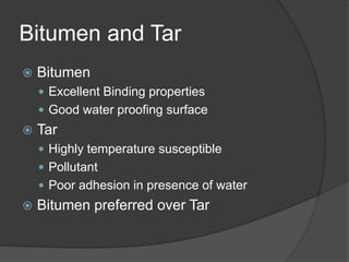 Pavement Materials Bitumen | PPTX