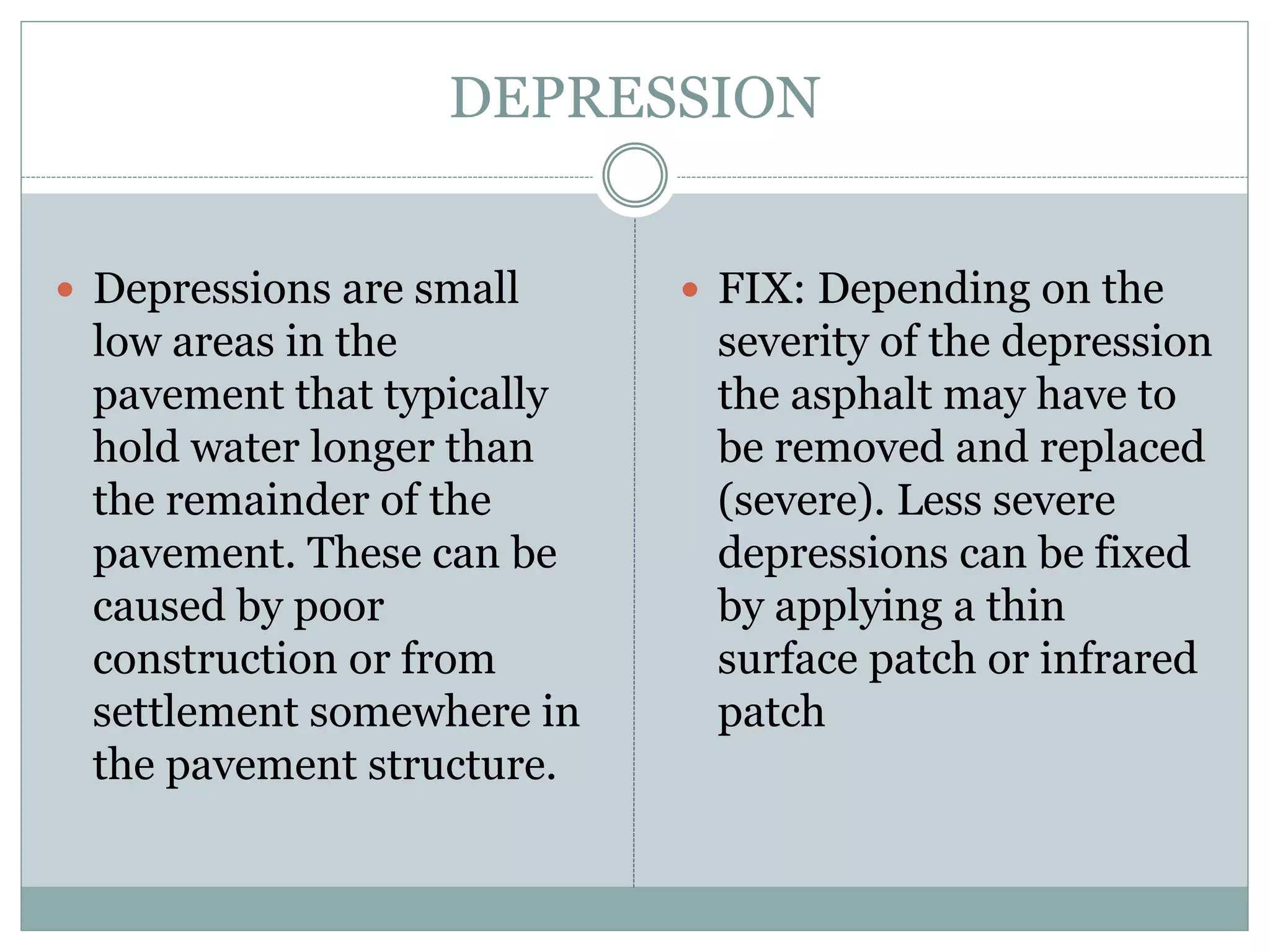 Pavement problems | PPTX