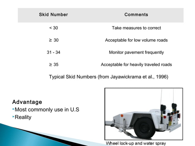 Pavement skid resistance | PPT