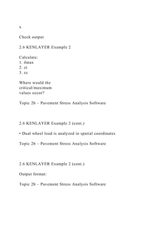 Pavement Stress Analysis Software University of Florida.docx