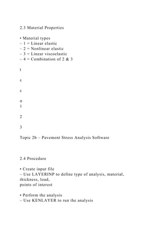 Pavement Stress Analysis Software University of Florida.docx