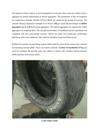 Rubber Paver blocks | DOCX