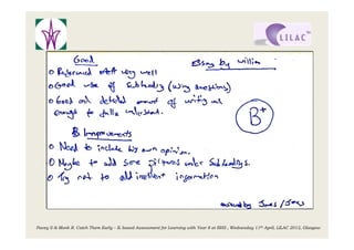 Pavey & Monk - Catch them early – information literacy based assessment ...