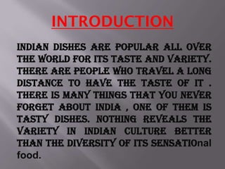 Indian cuisine | PPTX | Vegetarian Diets | Food & Drink