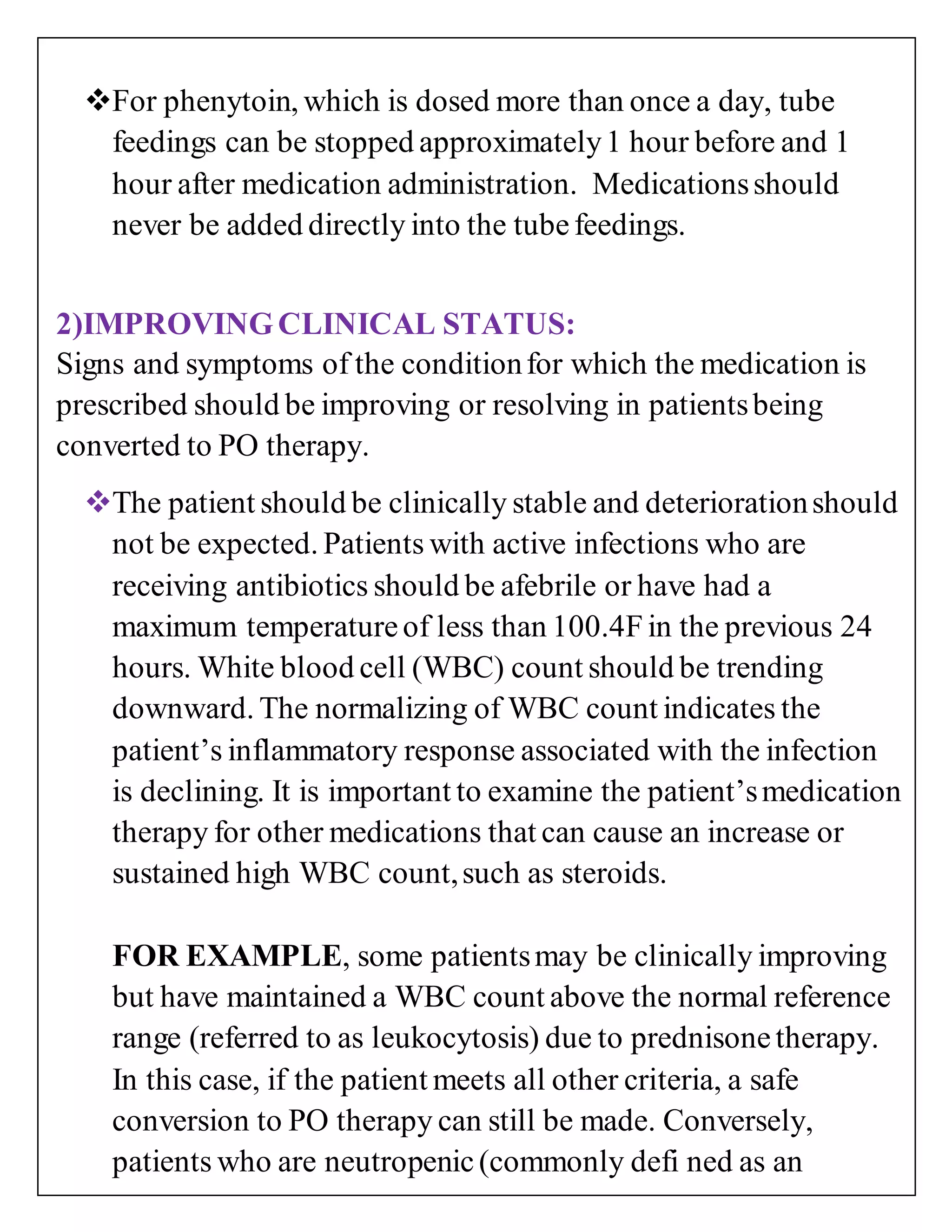 conversion from INTRAVENOUS TO ORAL DOSING----- design of dosage regimen | DOCX