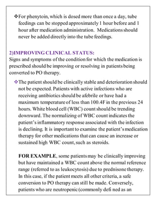 conversion from INTRAVENOUS TO ORAL DOSING----- design of dosage ...