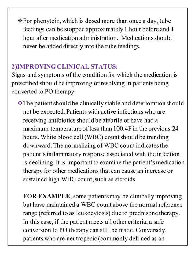 conversion from INTRAVENOUS TO ORAL DOSING----- design of dosage regimen | DOCX