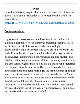conversion from INTRAVENOUS TO ORAL DOSING----- design of dosage regimen | DOCX