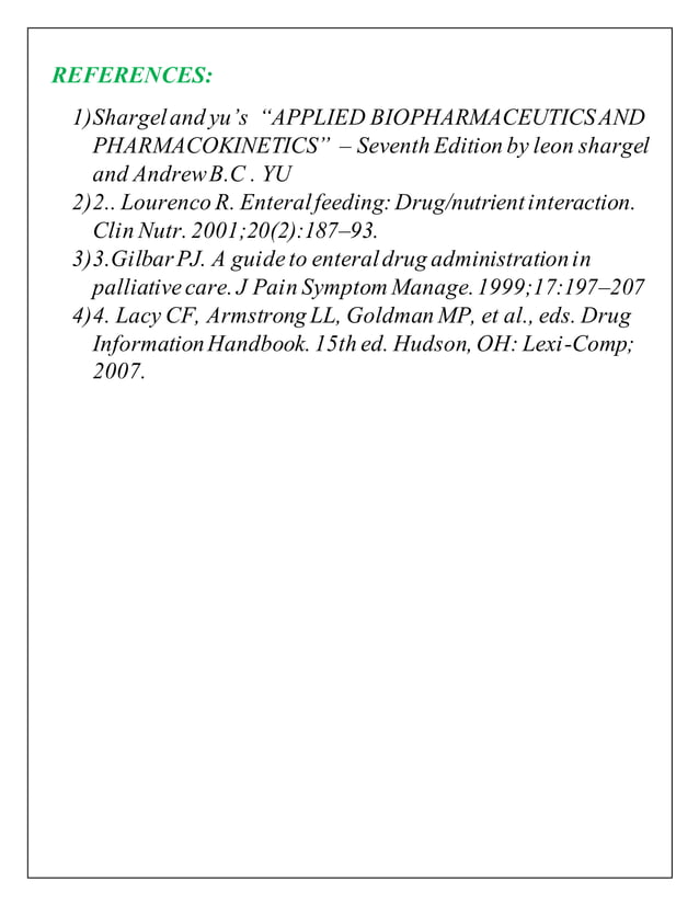 conversion from INTRAVENOUS TO ORAL DOSING----- design of dosage ...