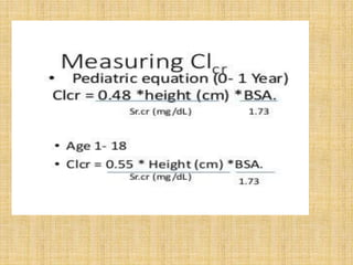 Mesurement of GFR and creatinine clearence | PPTX