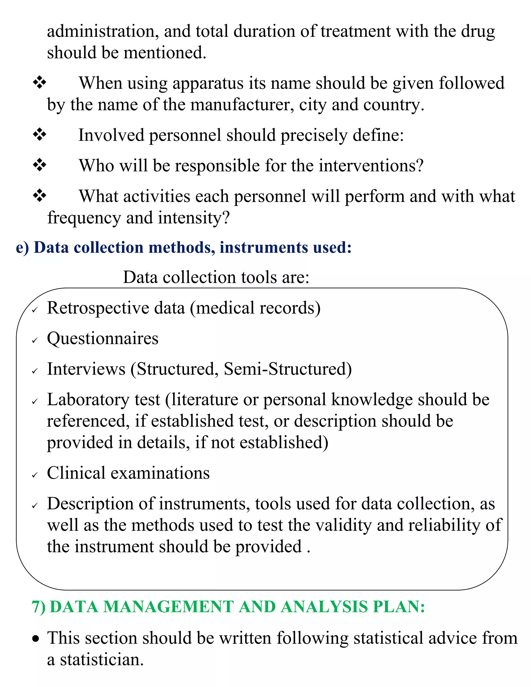 protocol writing in clinical research | PDF