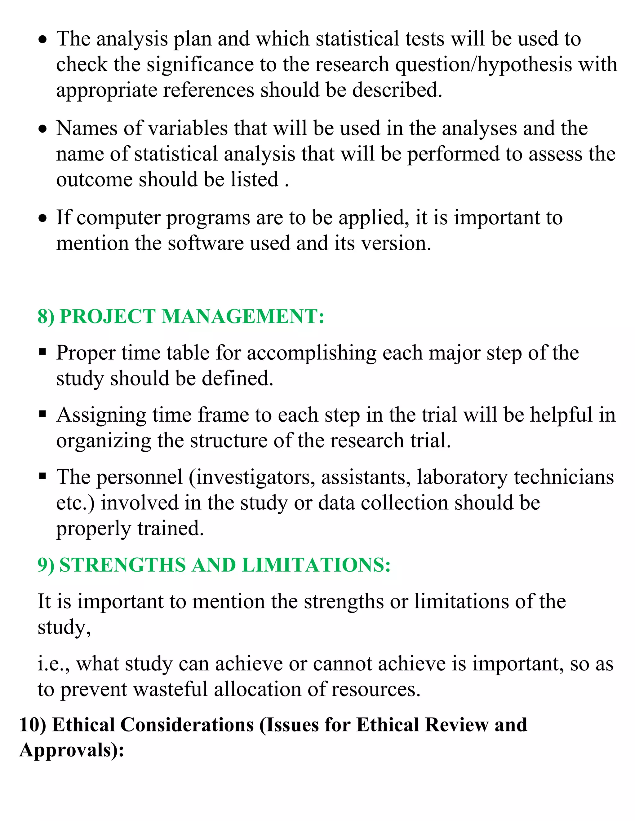 protocol writing in clinical research | PDF