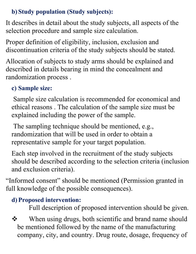 protocol writing in clinical research | PDF | Chemistry | Science