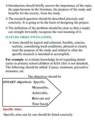 protocol writing in clinical research | PDF