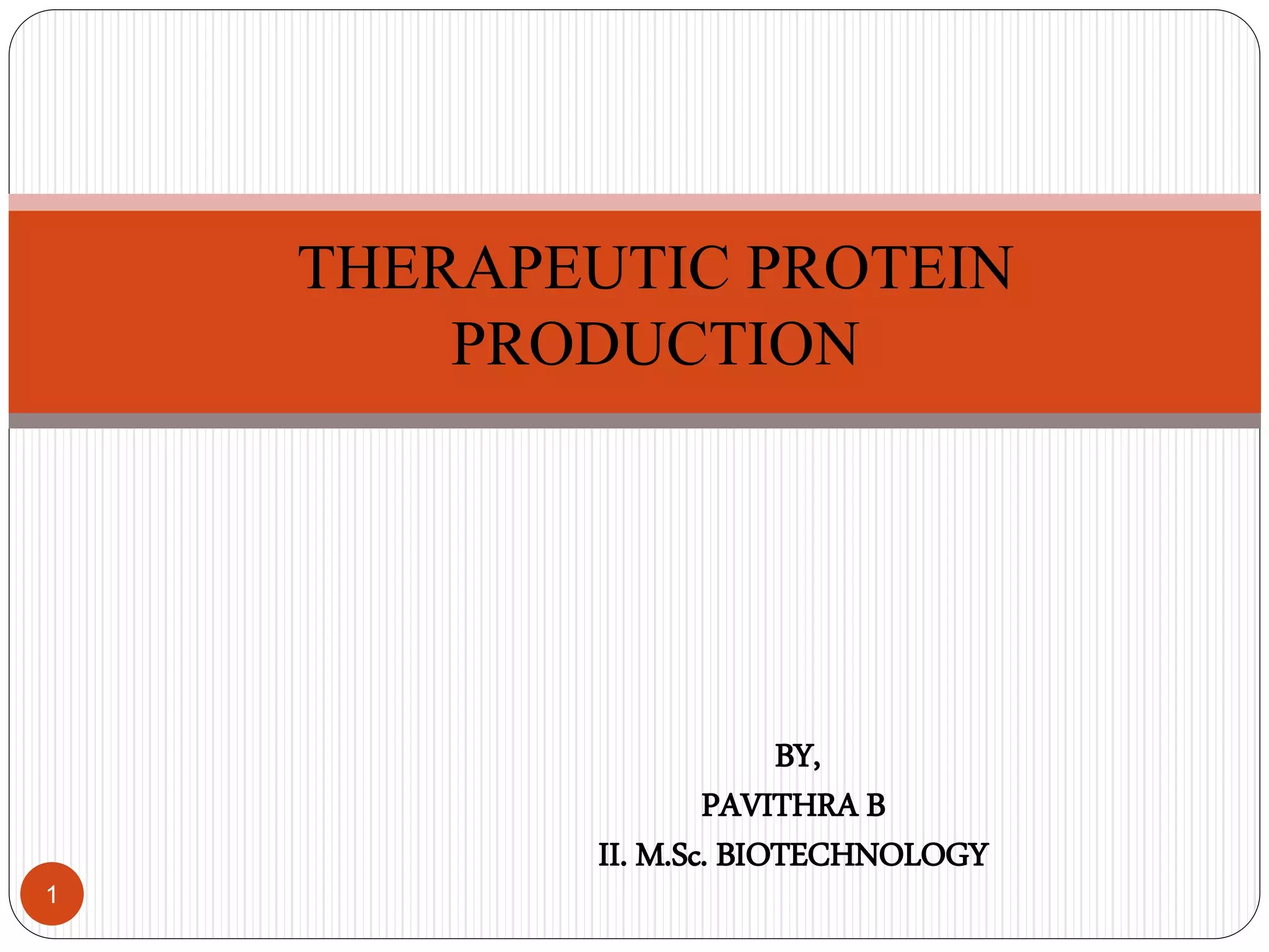 Pavithra- ABT therapeuic proteins | PPTX