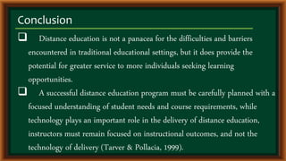 EFFECTIVE DISTANCE EDUCATION | PPTX