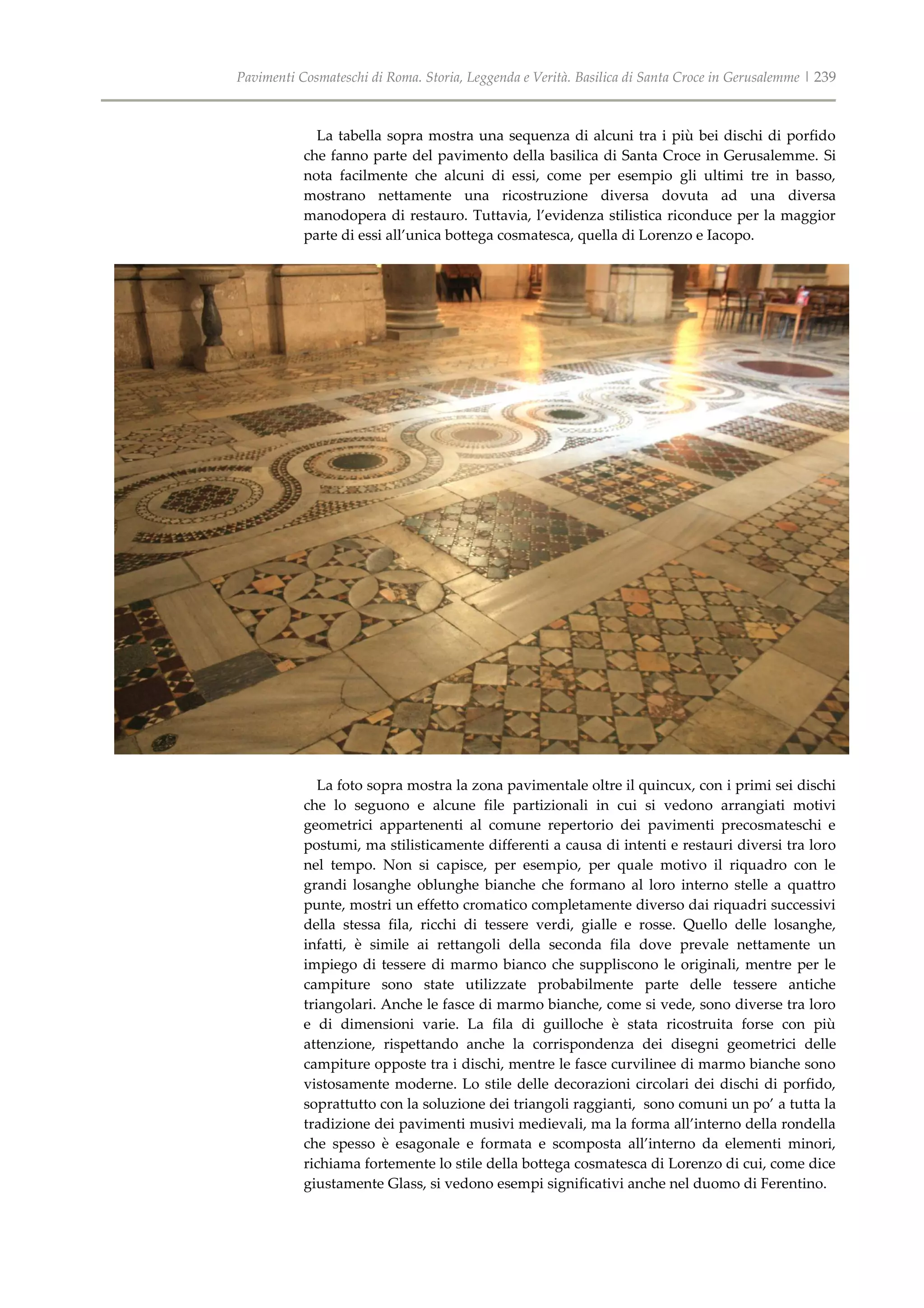 Pavimenti cosmateschi di_roma_basilica_d(1) | PDF