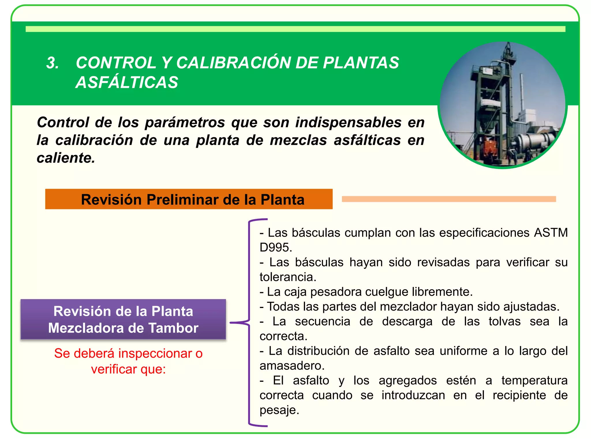 Control y Calibración de Plantas en Caliente. Continuas y tipo Batch | PPTX