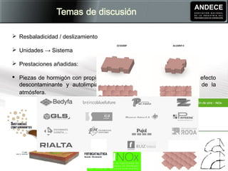 Pavimentos prefabricados de hormigón | PPT