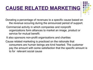 CAUSE MARKETING | PPT