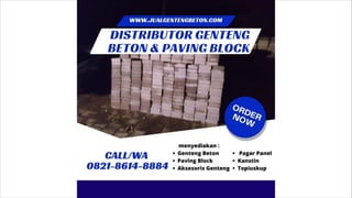 Paving Block 10x20 Pengiriman ke Bululawang | PDF