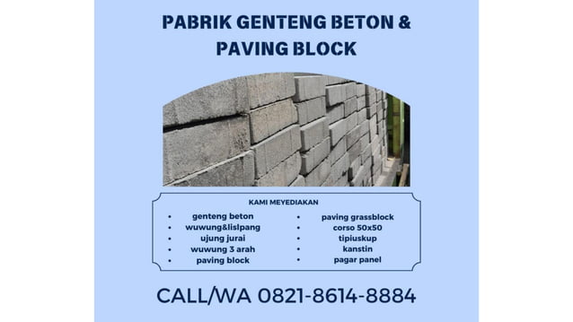Paving Block Garasi Investasi Cerdas untuk Penampilan dan Kekuatan | PPT