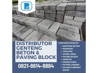 Paving Block Jenis, Kegunaan, dan Tips Memilih akun | PDF