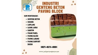 Paving Block Rumput | PPT