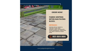 Paving Block Segi Empat Solusi Mudah untuk Peningkatan Eksterior | PDF