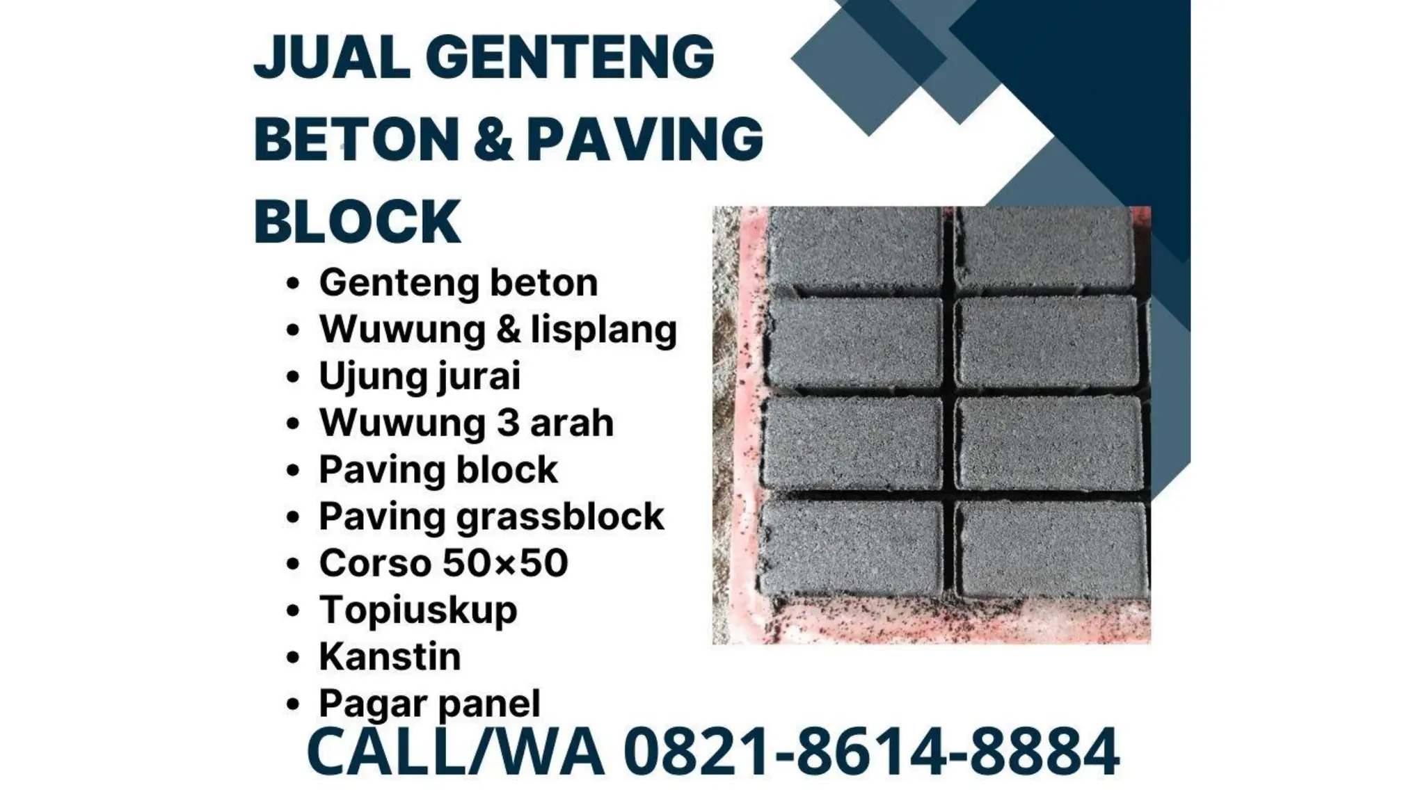 Paving Block Segi Empat Solusi Mudah untuk Peningkatan Eksterior. | PDF