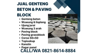 Paving Block Segi Empat untuk Menambahkan Sentuhan Elegan pada Properti ...