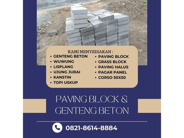 Paving Block Segi Enam | PDF
