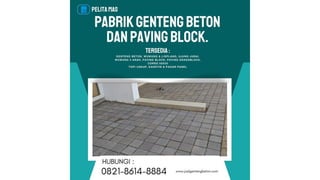 Paving Block untuk Memperkuat Struktur Jalan | PDF