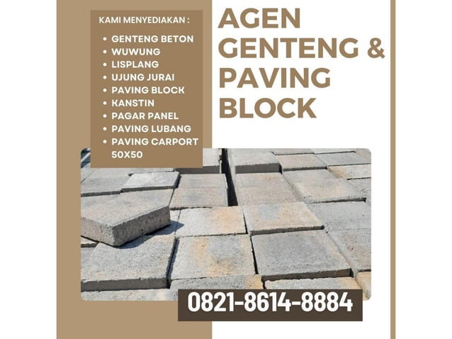 Paving Block Topi Uskup Pengiriman ke Batu | PDF