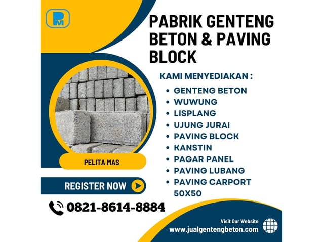 Sedia Produk Paving Block Cor Beton Berwarna | PDF