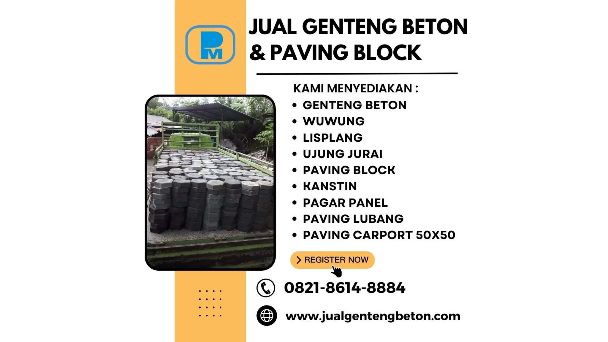 Paving Block Warna Hitam | PPT