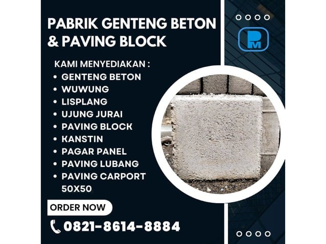 Paving Block Warna Hitam | PPT