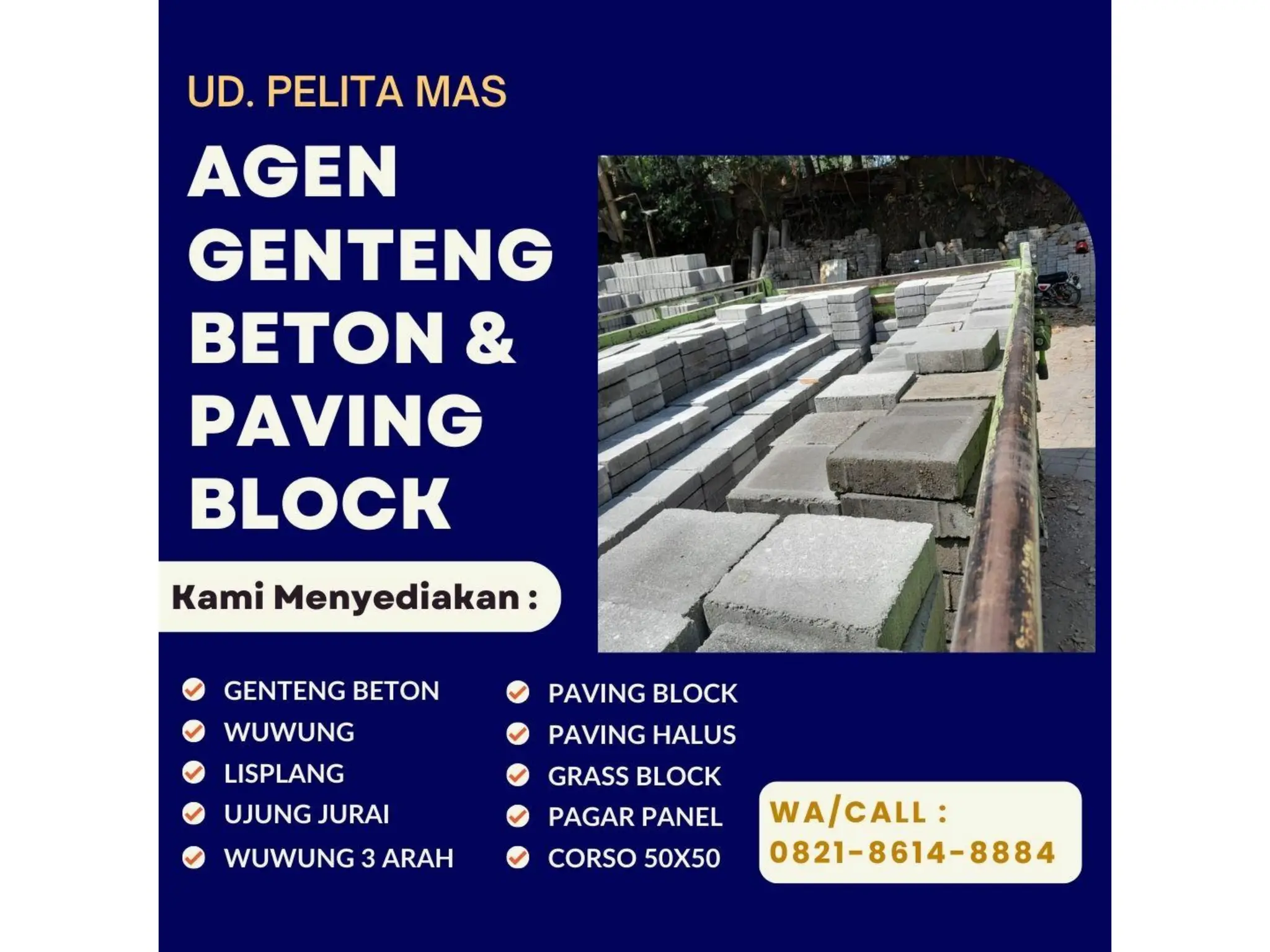 Paving Block Warna Hitam | PPT